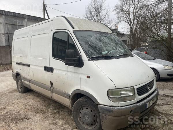 White Opel Movano 2001 in Riga, with an engine capacity of 2.80 L and mileage of 460 thousand km for 600 €, photo 2 on AUTOMOTO.COM.LV