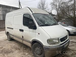 White Opel Movano 2001 in Riga, with an engine capacity of 2.80 L and mileage of 460 thousand km for 600 €, photo 2 on AUTOMOTO.COM.LV