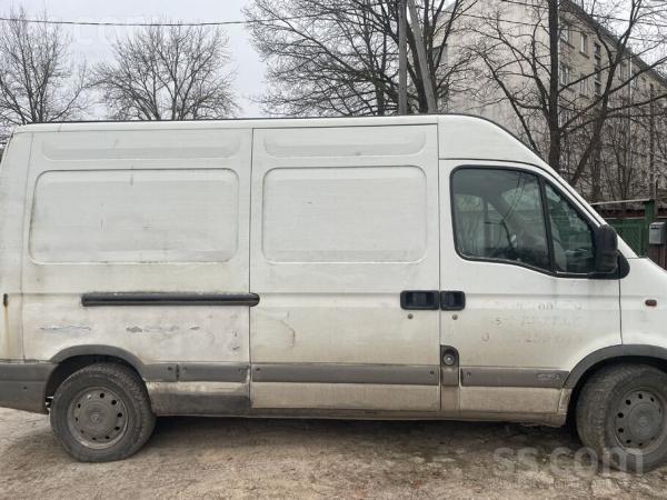 White Opel Movano 2001 in Riga, with an engine capacity of 2.80 L and mileage of 460 thousand km for 600 €, photo 4 on AUTOMOTO.COM.LV