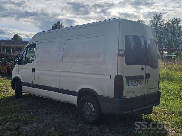White Opel Movano 2003 in Riga, with an engine capacity of 2.20 L and mileage of 450 thousand km for 1800 €, photo 2 on AUTOMOTO.COM.LV