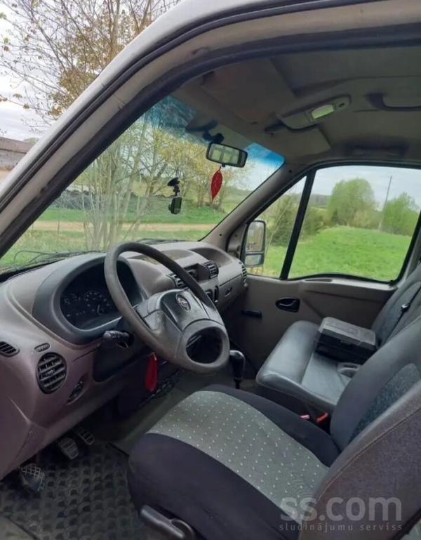 White Opel Movano 2003 in Ogre, with an engine capacity of 2.80 L and mileage of 519 thousand km for 3250 €, photo 7 on AUTOMOTO.COM.LV
