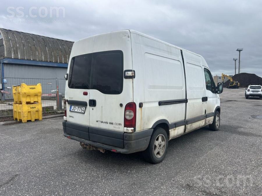 Balts Opel Movano 2004 Rīga, ar dzinēja tilpumu 2.50 L un nobraukumu 370 tūkst. km par 800 €, foto 2 vietnē AUTOMOTO.COM.LV