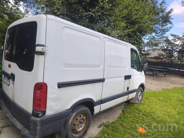 White Opel Movano 2004 in Aizkraukle, with an engine capacity of 2.20 L and mileage of 337 thousand km for 1500 €, photo 5 on AUTOMOTO.COM.LV