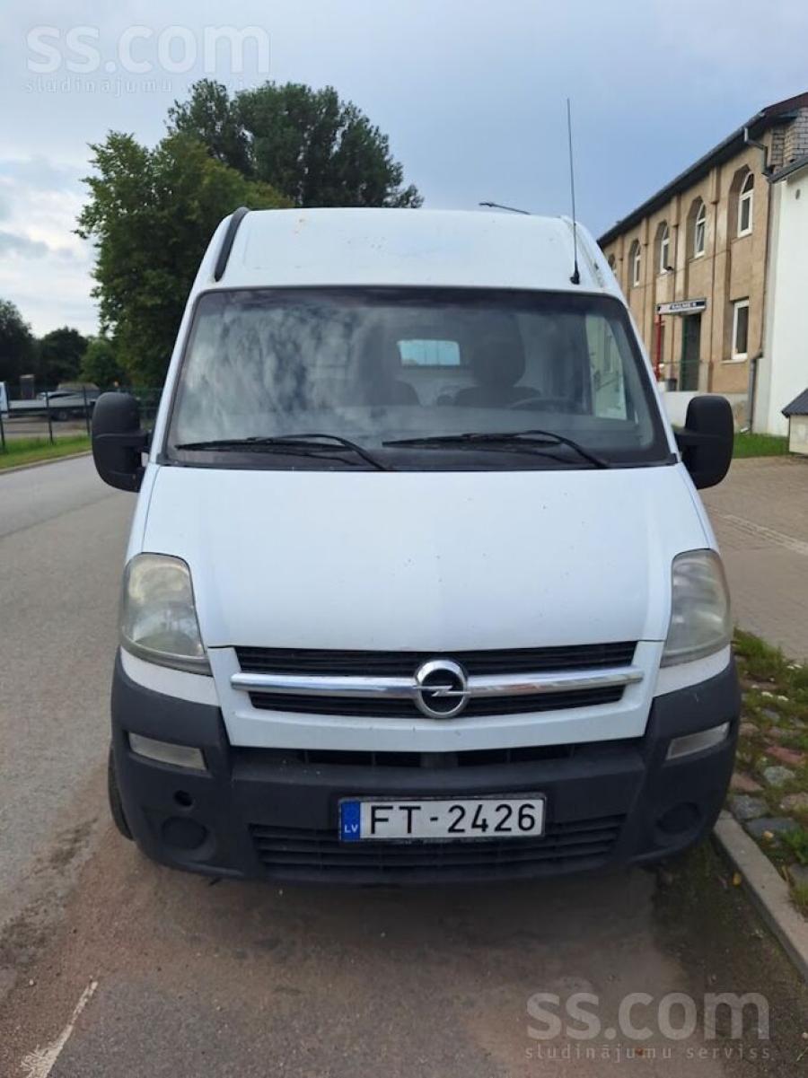 Белый Опель Movano 2004 в Лиепая, объемом двигателя 2.50 л и пробегом 277 тыс. км за 2500 €, фото 6 на AUTOMOTO.COM.LV