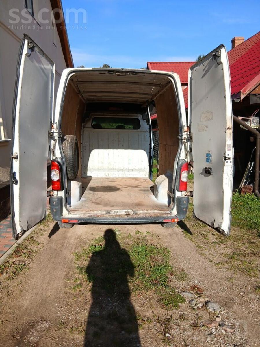 Белый Опель Movano 2005 в Талси, объемом двигателя 2.50 л и пробегом 402 тыс. км за 2200 €, фото 6 на AUTOMOTO.COM.LV