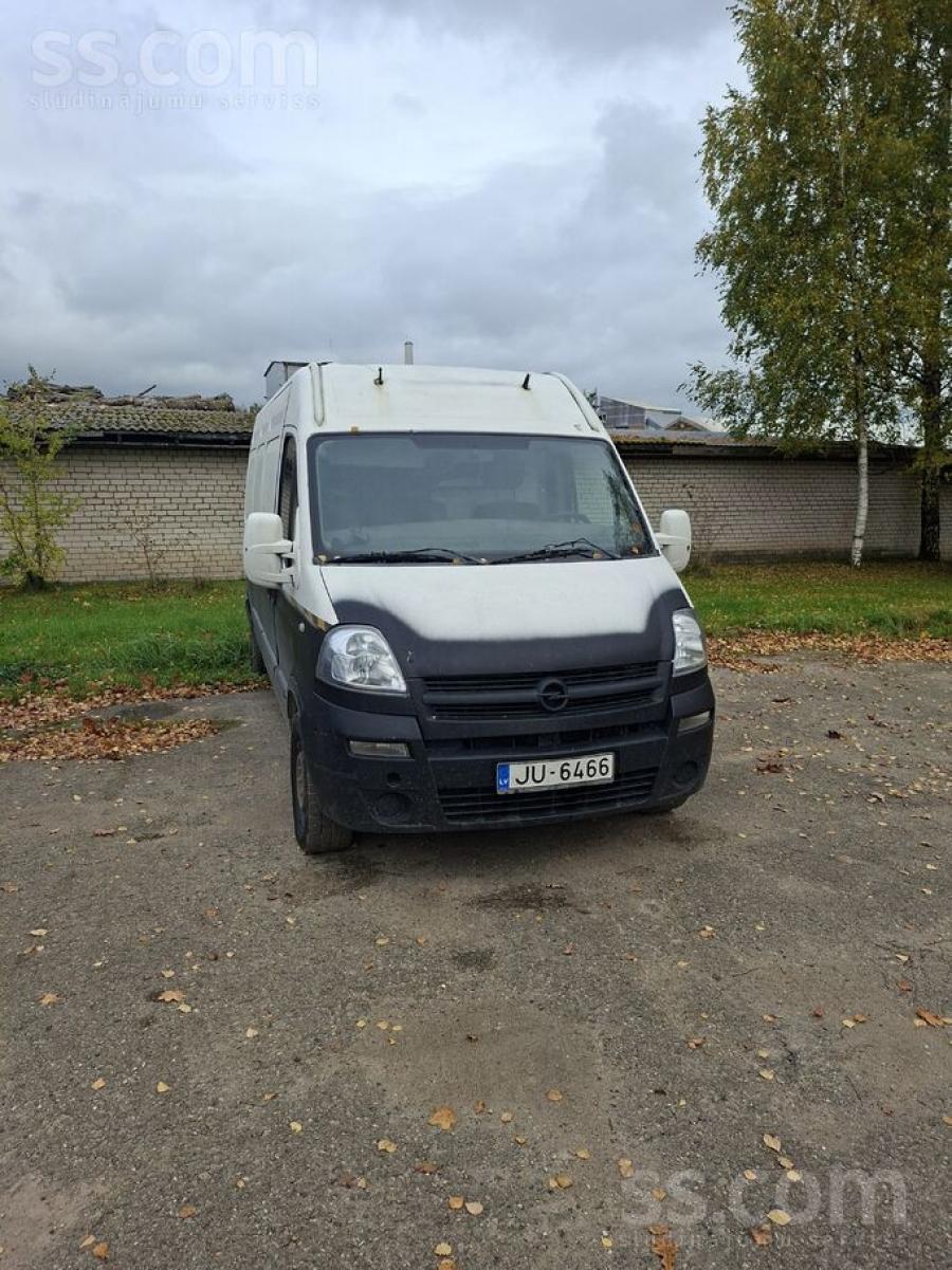 Balts Opel Movano 2006 Madona, ar dzinēja tilpumu 2.50 L un nobraukumu 400 tūkst. km par 1950 €, foto 5 vietnē AUTOMOTO.COM.LV
