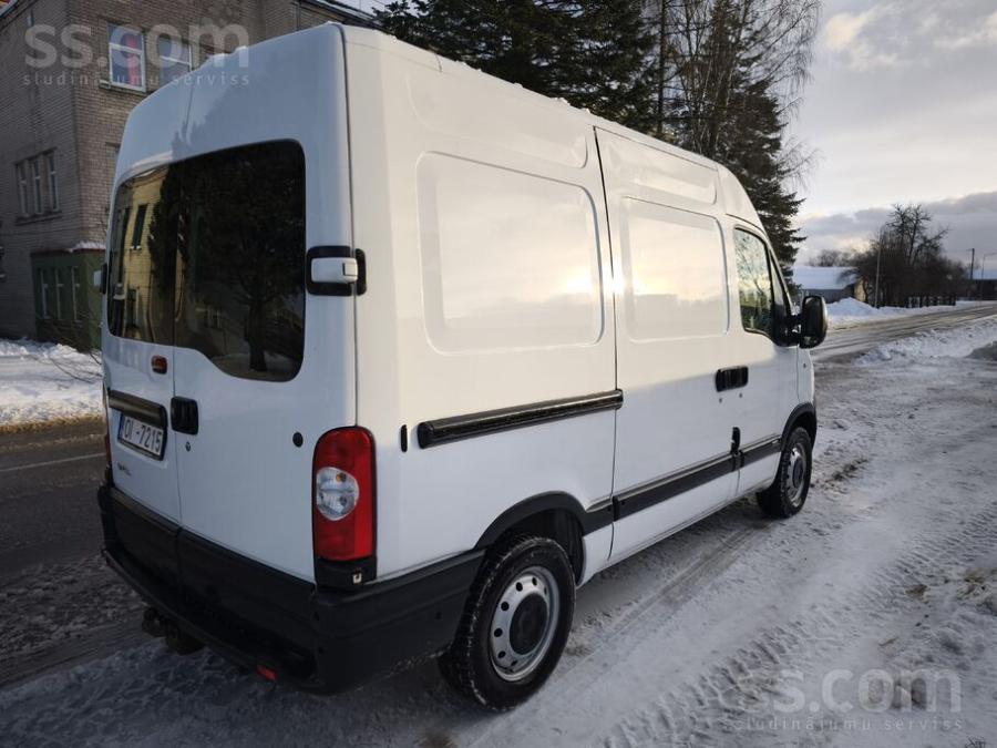 White Opel Movano 2007 in Liepaja, with an engine capacity of 2.50 L and mileage of 253 thousand km for 3800 €, photo 2 on AUTOMOTO.COM.LV
