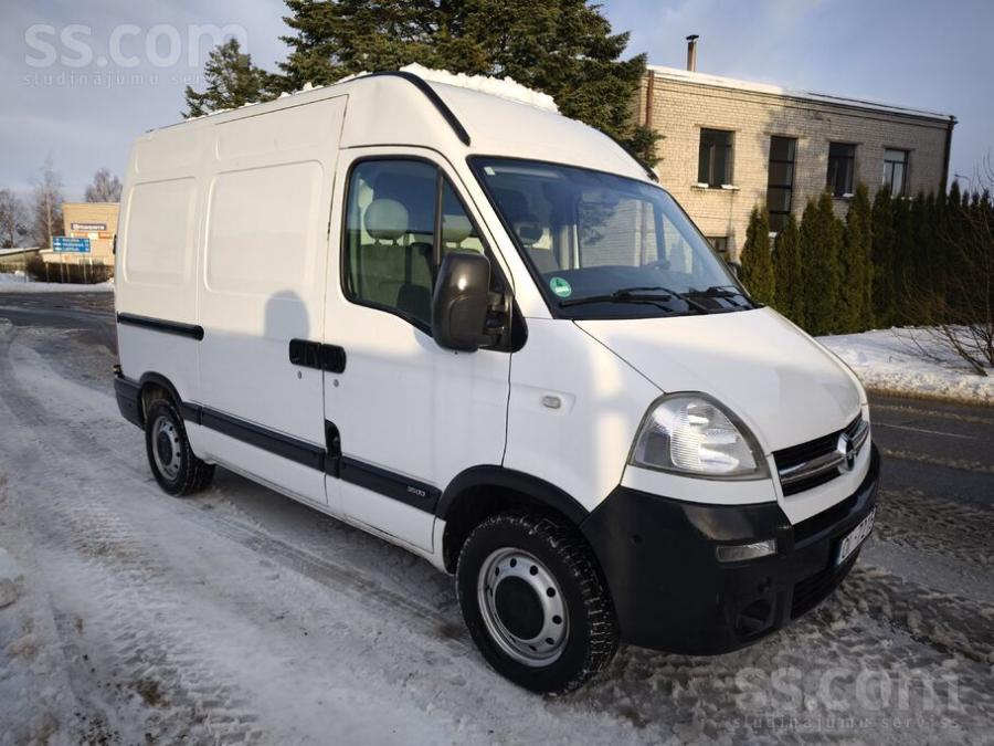 White Opel Movano 2007 in Liepaja, with an engine capacity of 2.50 L and mileage of 253 thousand km for 3800 €, photo 4 on AUTOMOTO.COM.LV
