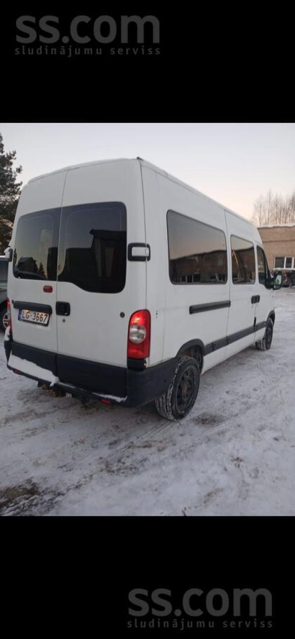 White Opel Movano 2007 in Riga, with an engine capacity of 2.80 L and mileage of 119 thousand km for 4500 €, photo 8 on AUTOMOTO.COM.LV