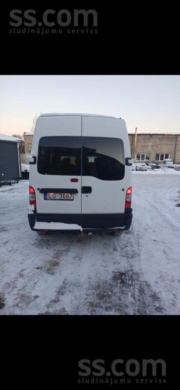 White Opel Movano 2007 in Riga, with an engine capacity of 2.80 L and mileage of 119 thousand km for 4500 €, photo 9 on AUTOMOTO.COM.LV