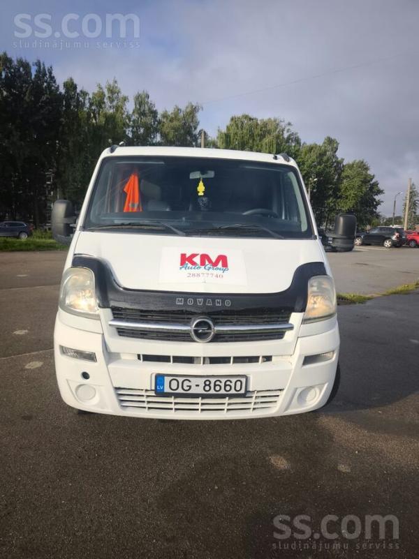 Белый Опель Movano 2008 в Рига, объемом двигателя 2.50 л и пробегом 250 тыс. км за 8500 €, фото 1 на AUTOMOTO.COM.LV