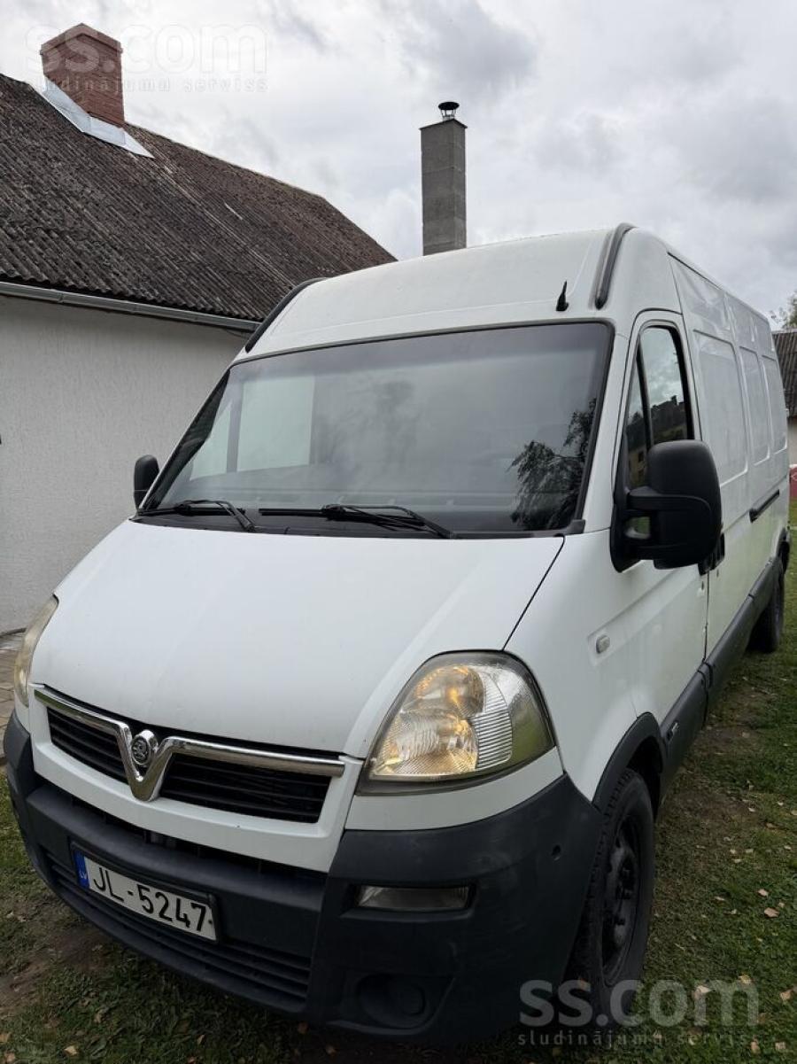 Белый Опель Movano 2008 в Рига, объемом двигателя 2.50 л и пробегом 450 тыс. км за 1595 €, фото 1 на AUTOMOTO.COM.LV