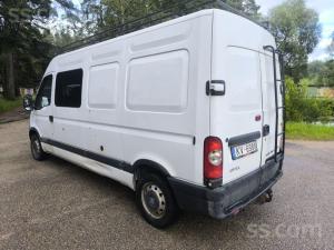 White Opel Movano 2009 in Valmiera, with an engine capacity of 2.50 L and mileage of 338 thousand km for 4999 €, photo 5 on AUTOMOTO.COM.LV