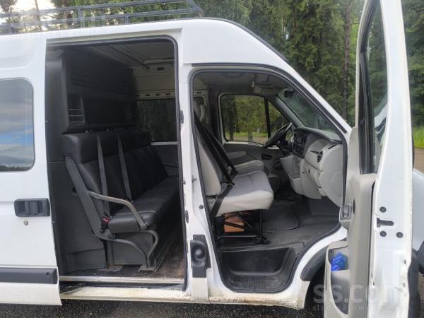 White Opel Movano 2009 in Valmiera, with an engine capacity of 2.50 L and mileage of 338 thousand km for 4999 €, photo 7 on AUTOMOTO.COM.LV