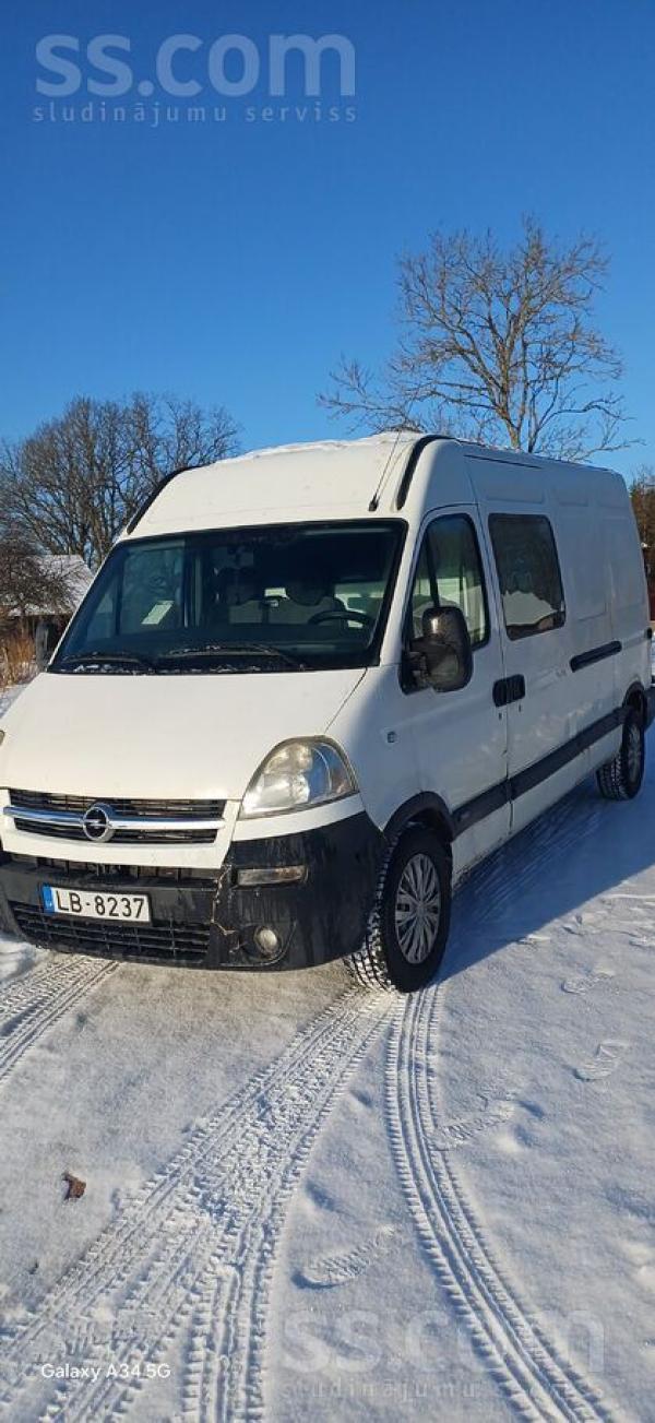 Balts Opel Movano 2010 Cēsis, ar dzinēja tilpumu 2.50 L un nobraukumu 555 tūkst. km par 2200 €, foto 2 vietnē AUTOMOTO.COM.LV