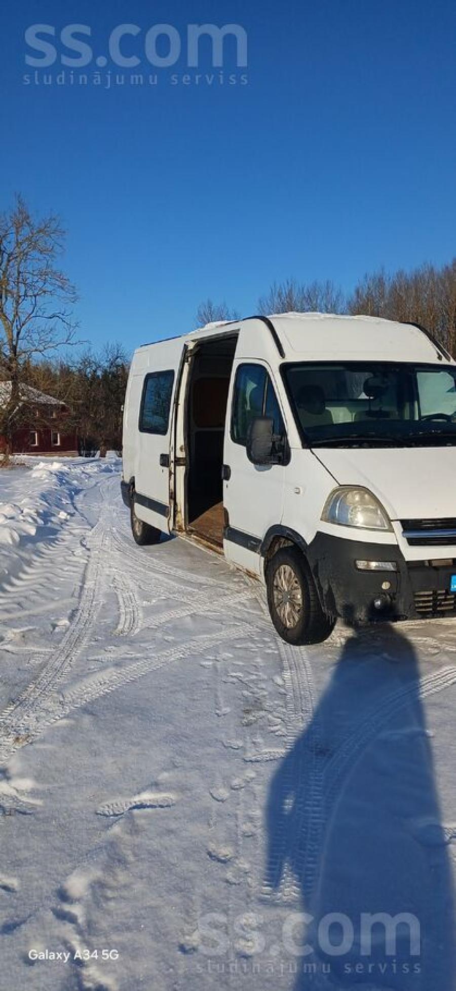 Balts Opel Movano 2010 Cēsis, ar dzinēja tilpumu 2.50 L un nobraukumu 555 tūkst. km par 2200 €, foto 4 vietnē AUTOMOTO.COM.LV