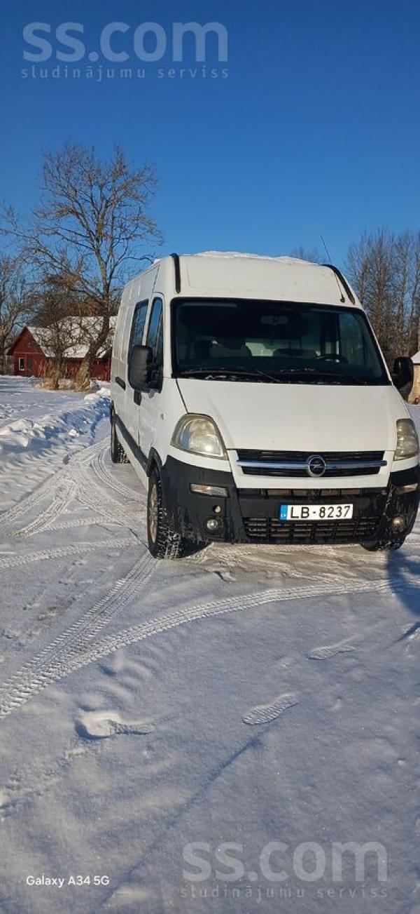 Balts Opel Movano 2010 Cēsis, ar dzinēja tilpumu 2.50 L un nobraukumu 555 tūkst. km par 2200 €, foto 5 vietnē AUTOMOTO.COM.LV