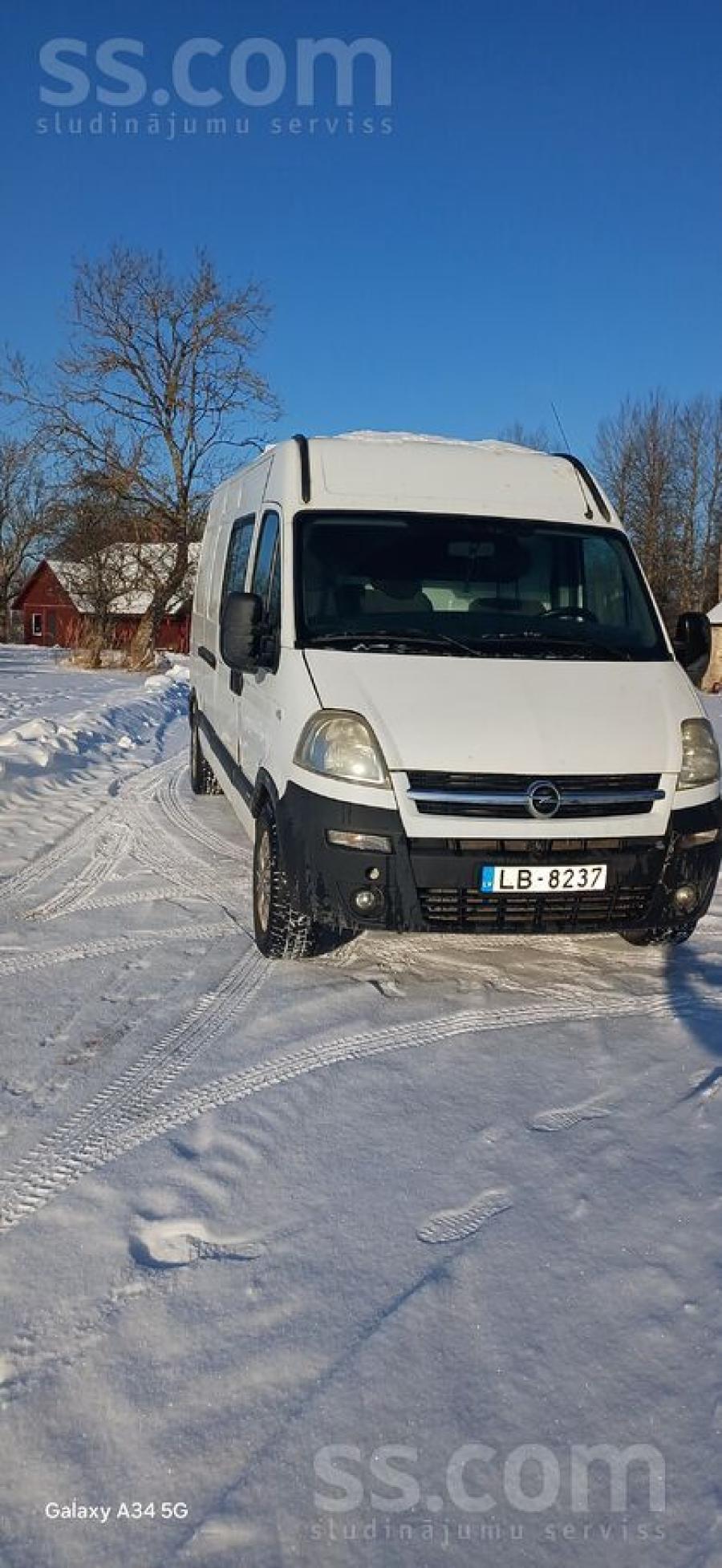Balts Opel Movano 2010 Cēsis, ar dzinēja tilpumu 2.50 L un nobraukumu 555 tūkst. km par 2200 €, foto 5 vietnē AUTOMOTO.COM.LV