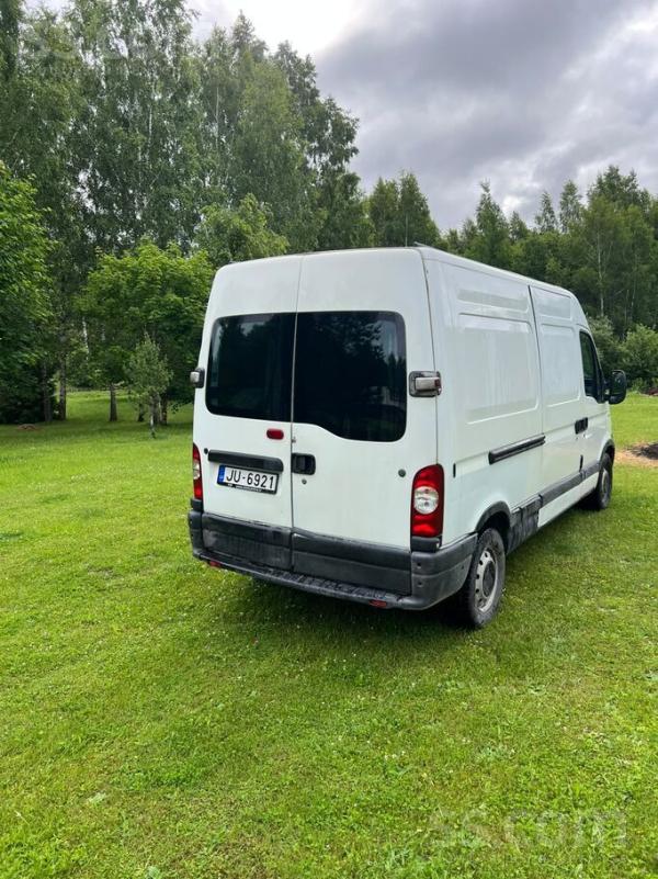 White Opel Movano 2010 in Jelgava, with an engine capacity of 2.50 L and mileage of 485 thousand km for 3500 €, photo 3 on AUTOMOTO.COM.LV