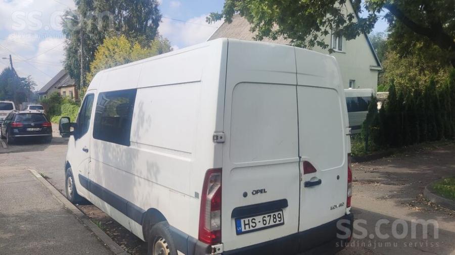 Balts Opel Movano 2011 Rīga, ar dzinēja tilpumu 2.30 L un nobraukumu 323 tūkst. km par 4800 €, foto 5 vietnē AUTOMOTO.COM.LV