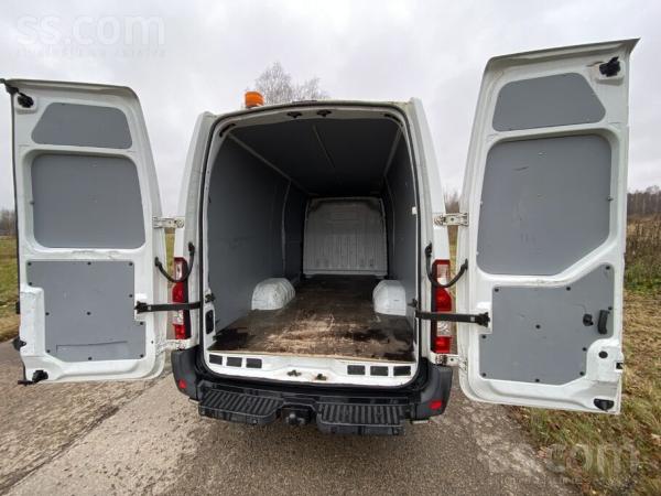 White Opel Movano 2014 in Riga, with an engine capacity of 2.30 L and mileage of 0 thousand km for 10950 €, photo 8 on AUTOMOTO.COM.LV