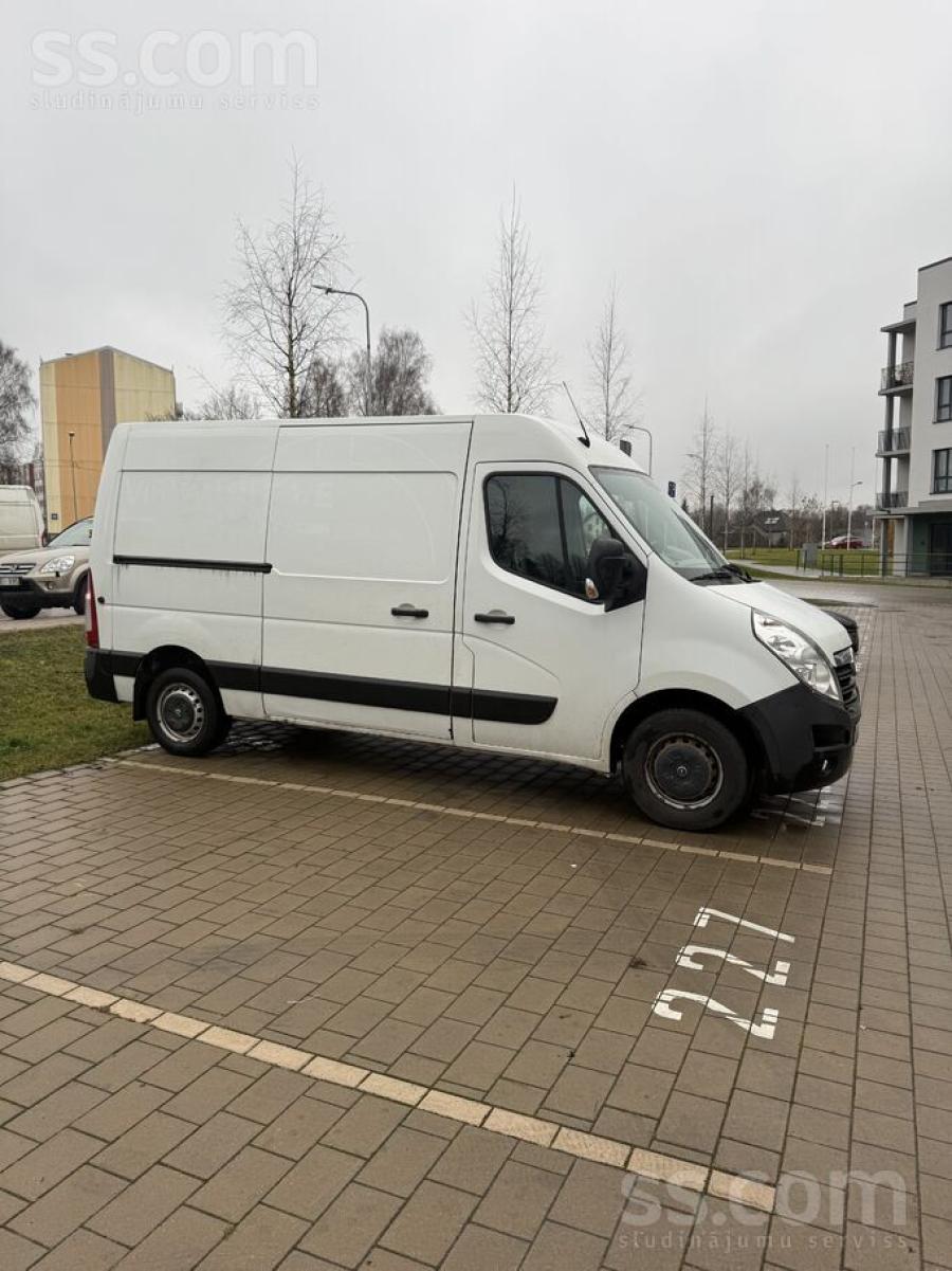 White Opel Movano 2014 in Riga, with an engine capacity of 2.30 L and mileage of 290 thousand km for 6750 €, photo 3 on AUTOMOTO.COM.LV