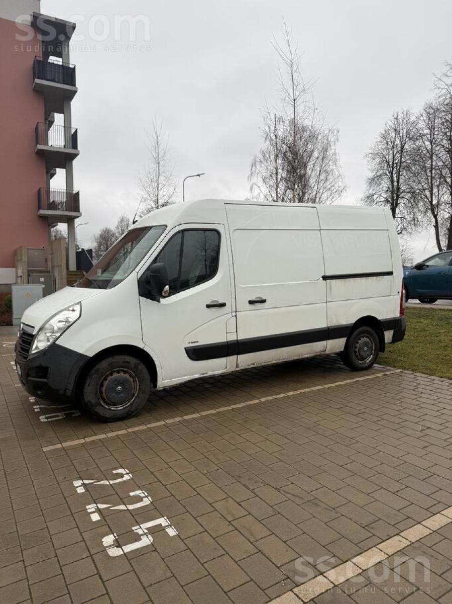 White Opel Movano 2014 in Riga, with an engine capacity of 2.30 L and mileage of 290 thousand km for 6750 €, photo 5 on AUTOMOTO.COM.LV