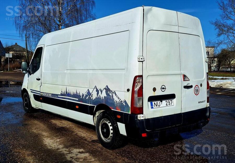 Белый Опель Movano 2015 в Рига, объемом двигателя 2.30 л и пробегом 290 тыс. км за 5050 €, фото 7 на AUTOMOTO.COM.LV