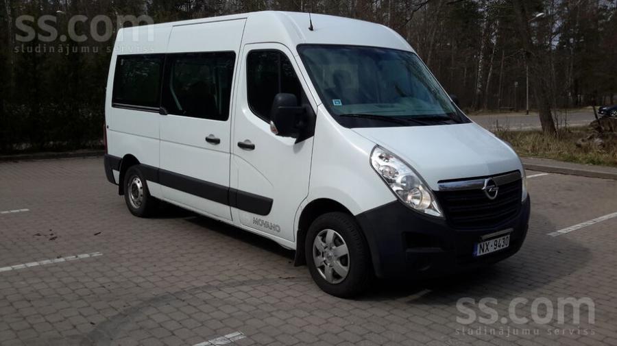 White Opel Movano 2015 in Riga, with an engine capacity of 2.30 L and mileage of 258 thousand km for 11900 €, photo 1 on AUTOMOTO.COM.LV