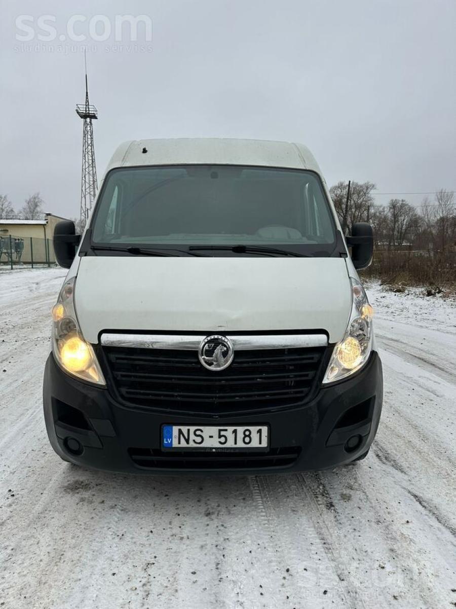 White Opel Movano 2016 in Riga, with an engine capacity of 2.30 L and mileage of 300 thousand km for 5900 €, photo 3 on AUTOMOTO.COM.LV