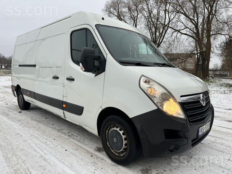 White Opel Movano 2016 in Riga, with an engine capacity of 2.30 L and mileage of 300 thousand km for 5900 €, photo 5 on AUTOMOTO.COM.LV