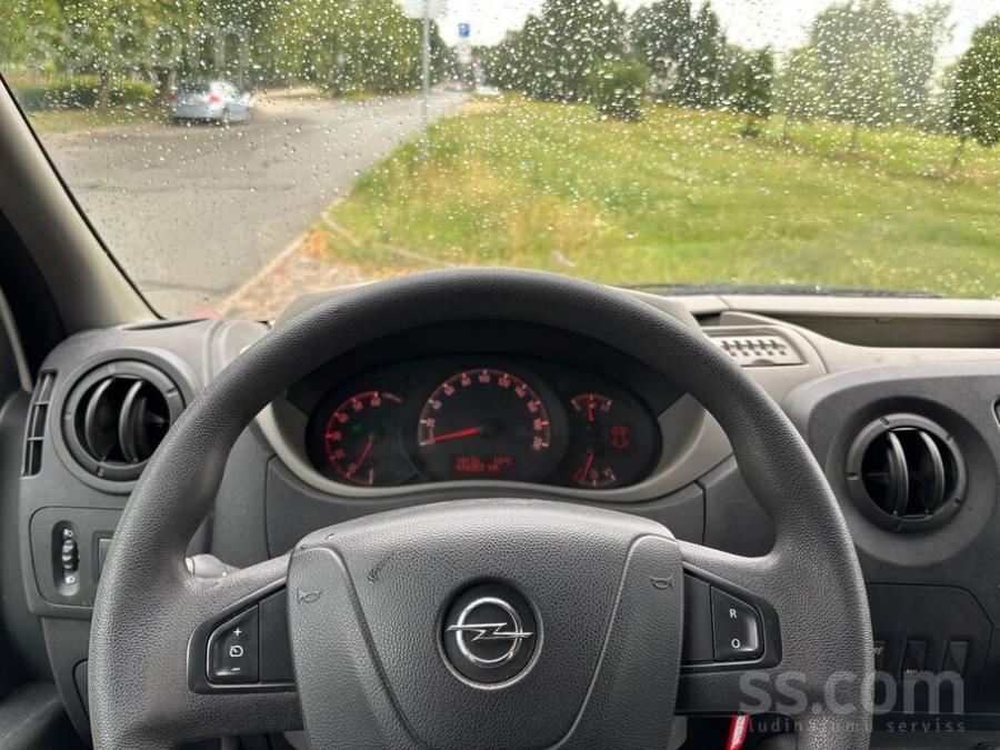 White Opel Movano 2017 in Riga, with an engine capacity of 2.20 L and mileage of 0 thousand km for 6550 €, photo 9 on AUTOMOTO.COM.LV