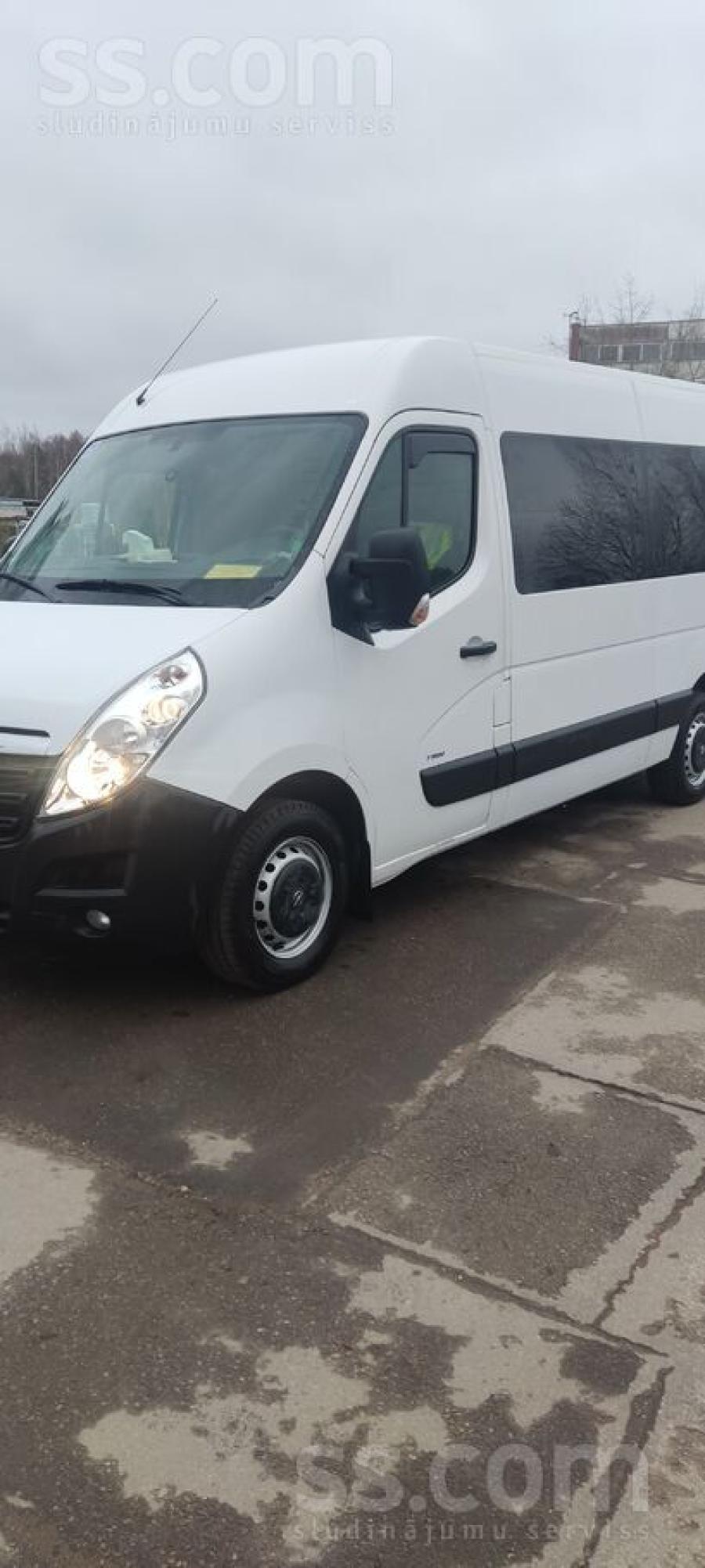 White Opel Movano 2019 in Riga, with an engine capacity of 2.30 L and mileage of 236 thousand km for 19000 €, photo 5 on AUTOMOTO.COM.LV