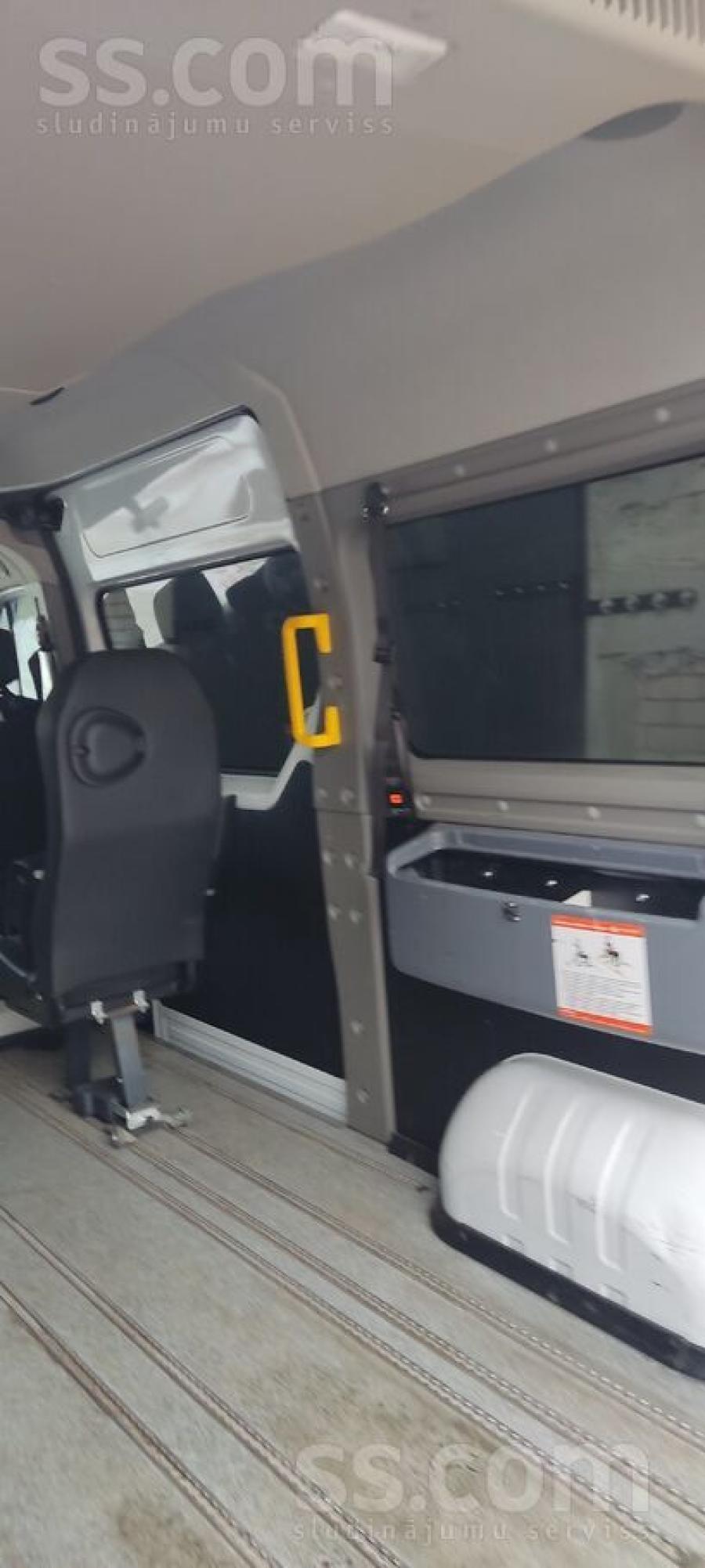 White Opel Movano 2019 in Riga, with an engine capacity of 2.30 L and mileage of 236 thousand km for 19000 €, photo 12 on AUTOMOTO.COM.LV