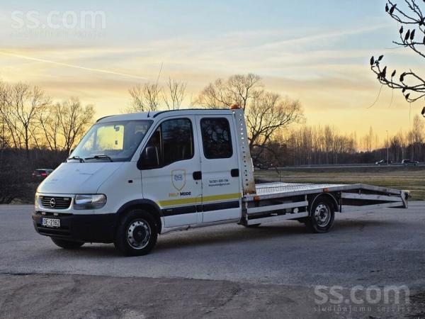 White Opel Movano 2003 in Liepaja, with an engine capacity of 2.50 L and mileage of 308 thousand km for 8500 €, photo 3 on AUTOMOTO.COM.LV