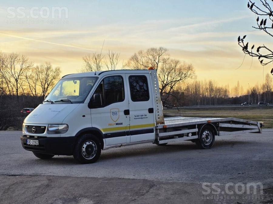 Balts Opel Movano 2003 Liepāja, ar dzinēja tilpumu 2.50 L un nobraukumu 308 tūkst. km par 8500 €, foto 3 vietnē AUTOMOTO.COM.LV