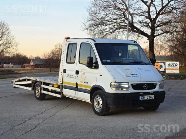 White Opel Movano 2003 in Liepaja, with an engine capacity of 2.50 L and mileage of 308 thousand km for 8500 €, photo 5 on AUTOMOTO.COM.LV