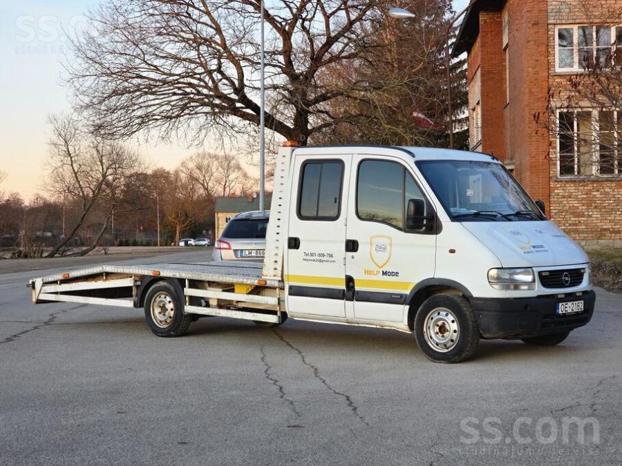 Balts Opel Movano 2003 Liepāja, ar dzinēja tilpumu 2.50 L un nobraukumu 308 tūkst. km par 8500 €, foto 6 vietnē AUTOMOTO.COM.LV