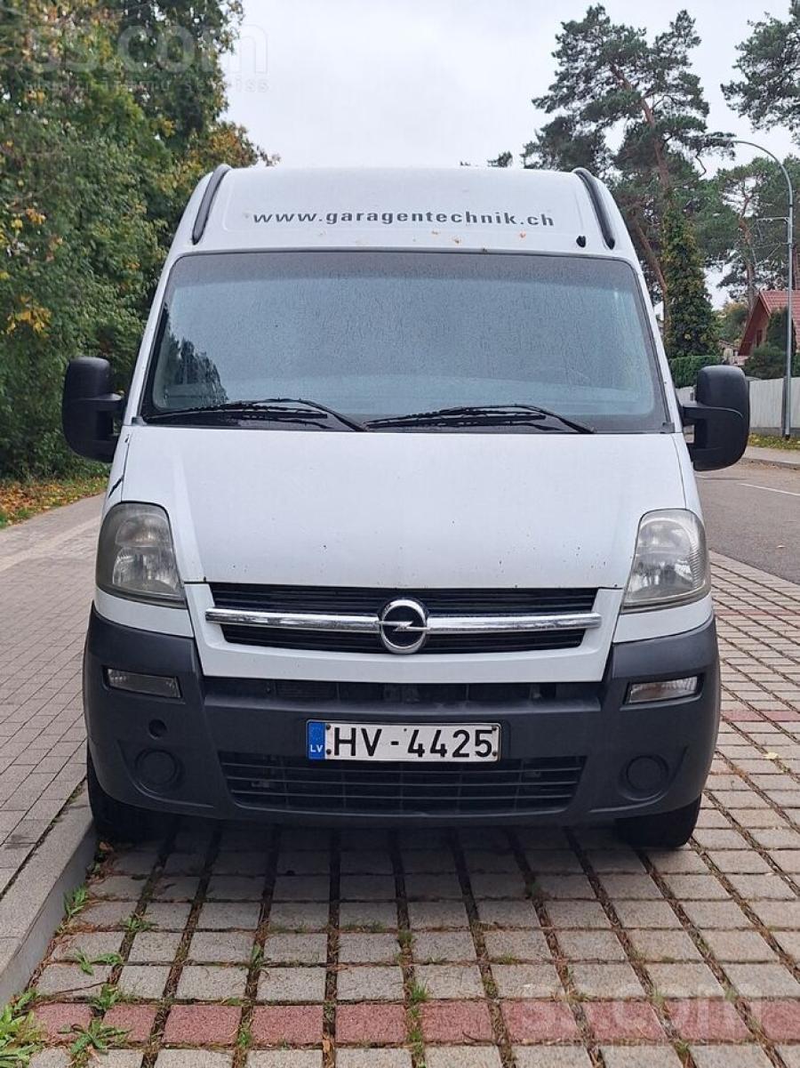 Белый Опель Movano 2006 в Рига, объемом двигателя 2.50 л и пробегом 402 тыс. км за 1940 €, фото 1 на AUTOMOTO.COM.LV