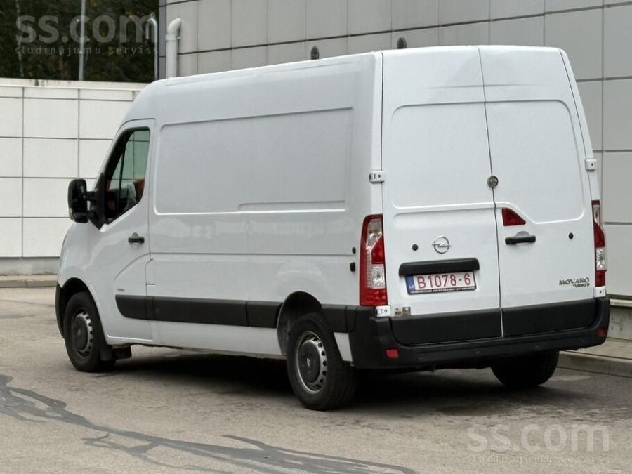White Opel Movano 2019 in Riga, with an engine capacity of 2.30 L and mileage of 0 thousand km for 10900 €, photo 5 on AUTOMOTO.COM.LV