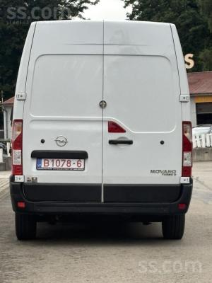 White Opel Movano 2019 in Riga, with an engine capacity of 2.30 L and mileage of 0 thousand km for 10900 €, photo 6 on AUTOMOTO.COM.LV