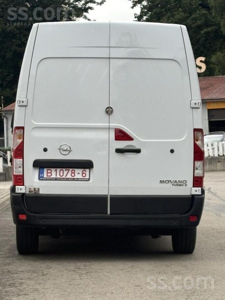 White Opel Movano 2019 in Riga, with an engine capacity of 2.30 L and mileage of 0 thousand km for 10900 €, photo 6 on AUTOMOTO.COM.LV