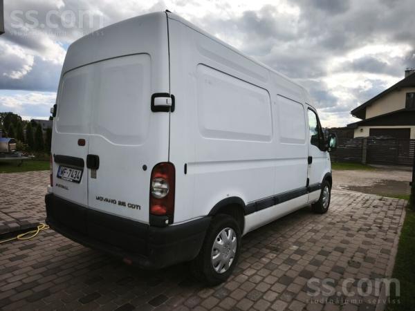 Белый Опель Movano 2005 в Огре, объемом двигателя 2.50 л и пробегом 231 тыс. км за 3950 €, фото 4 на AUTOMOTO.COM.LV