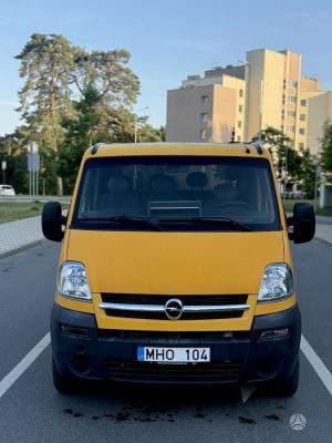 Yellow Opel Movano 2008 in Vilnius, with an engine capacity of 2.50 L and mileage of 258 thousand km for 9900 €, photo 3 on AUTOMOTO.COM.LV