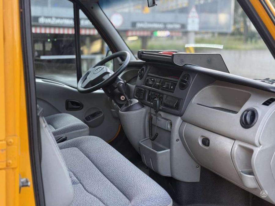 Yellow Opel Movano 2008 in Vilnius, with an engine capacity of 2.50 L and mileage of 258 thousand km for 9900 €, photo 16 on AUTOMOTO.COM.LV