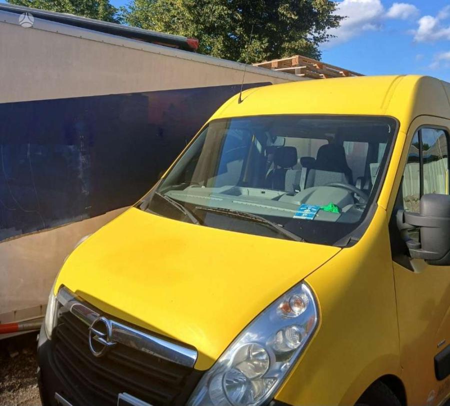 Dzeltens Opel Movano 2017 Viļņa, ar dzinēja tilpumu 2.30 L un nobraukumu 550 tūkst. km par 5500 €, foto 3 vietnē AUTOMOTO.COM.LV