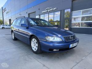 Zils Opel Omega 2002 Panevēža, ar dzinēja tilpumu 2.50 L un nobraukumu 317 tūkst. km par 1150 €, foto  vietnē AUTOMOTO.COM.LV