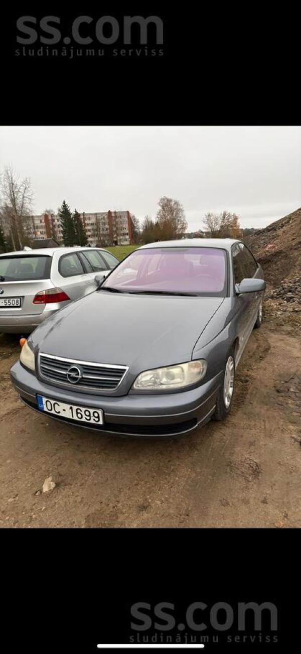 Pelēks Opel Omega 2001 Jēkabpils, ar dzinēja tilpumu 2.20 L un nobraukumu 235 tūkst. km par 2100 €, foto 1 vietnē AUTOMOTO.COM.LV