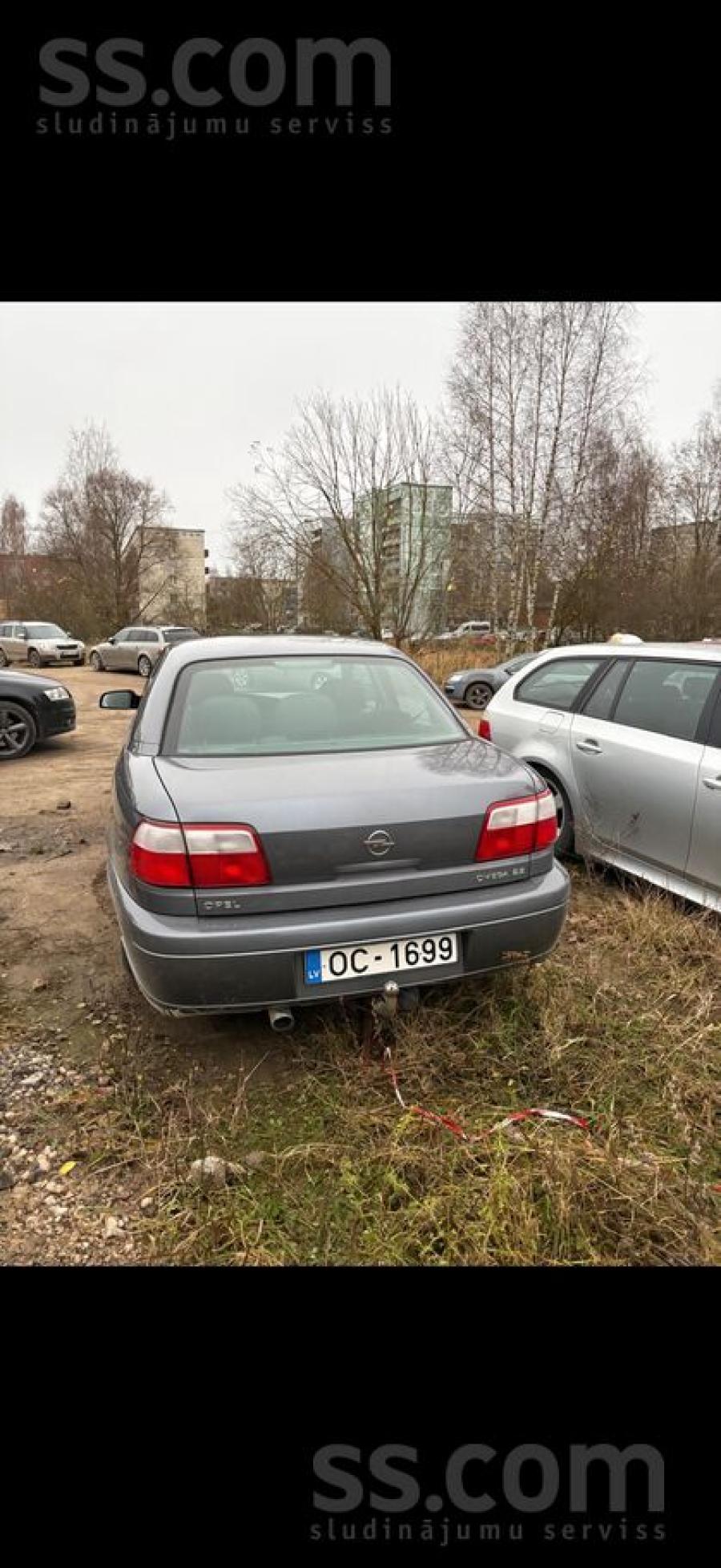 Pelēks Opel Omega 2001 Jēkabpils, ar dzinēja tilpumu 2.20 L un nobraukumu 235 tūkst. km par 2100 €, foto 2 vietnē AUTOMOTO.COM.LV