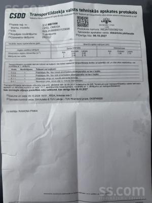 Pelēks Opel Omega 2003 Rīga, ar dzinēja tilpumu 2.20 L un nobraukumu 283 tūkst. km par 2950 €, foto 10 vietnē AUTOMOTO.COM.LV